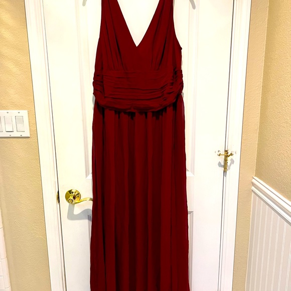 Dresses | Formal Long Ruby Red Dress Xl | Poshmark